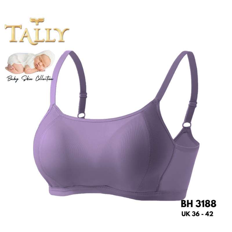 Promo Tally Bra Wanita Tanpa Kawat Busa Tipis Bahan Nilon Baby Skin Cup ...
