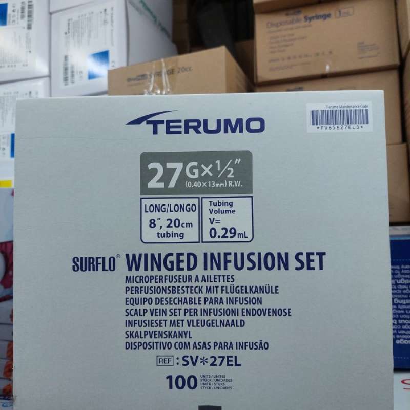 Promo Wing 27 Terumo / Wing 27g Terumo/wing Needle 27g Terumo Box ...