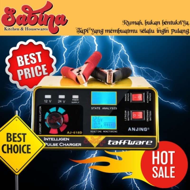 Promo Charger Aki Accu Mobil Motor Portable Reparasi Overcharging 12v ...