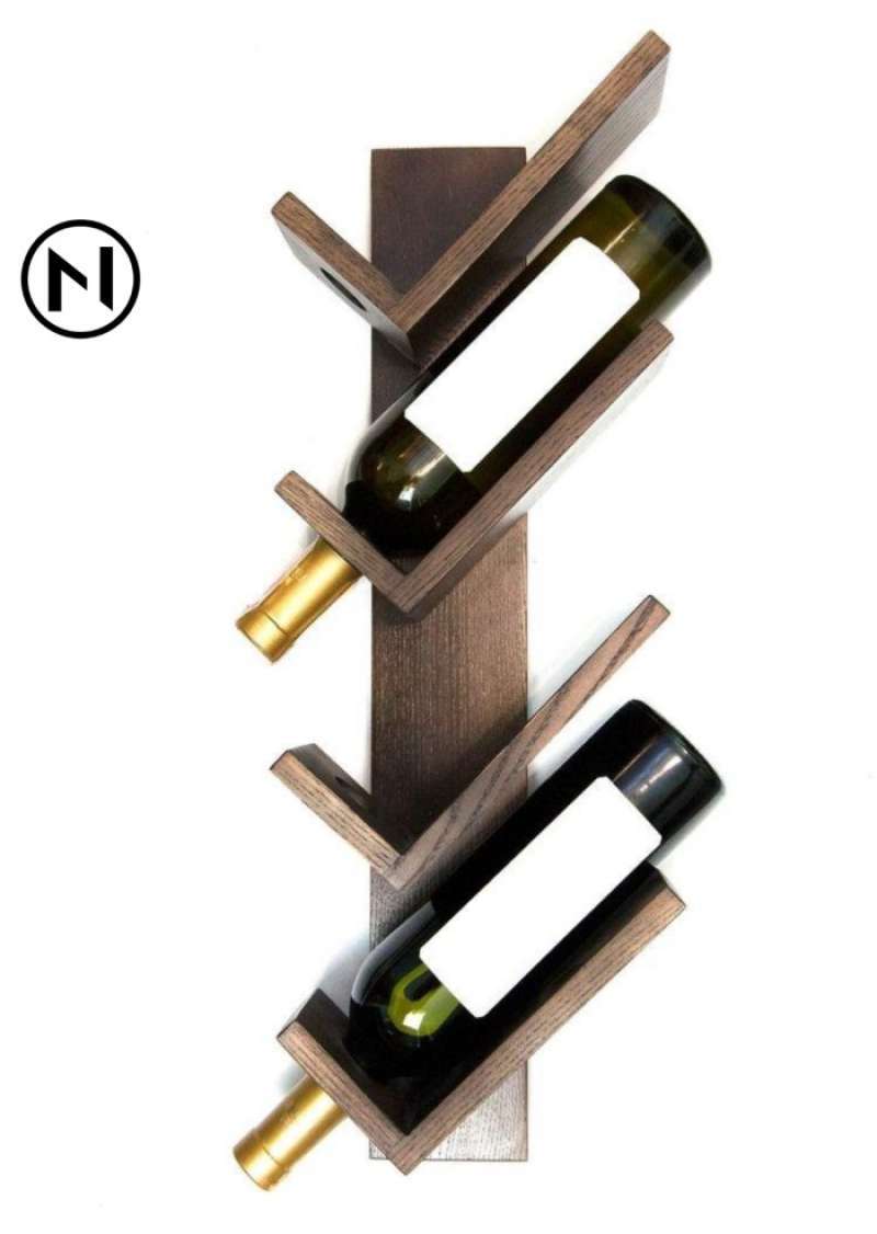 Jual Rak Wine Tempel Dinding, Rak Minuman Untuk Hiasan Cafe Atau Bar Di ...