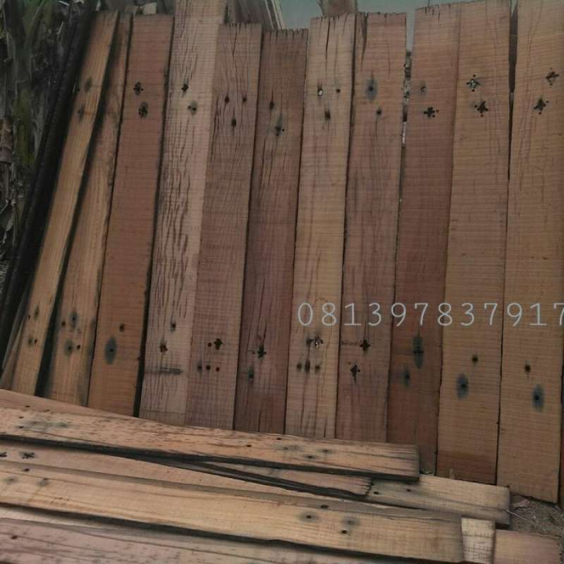 Jual Rustic Decor Indoor Kayu Ulin Reclaimed Bekas Bantalan Rel Kereta ...