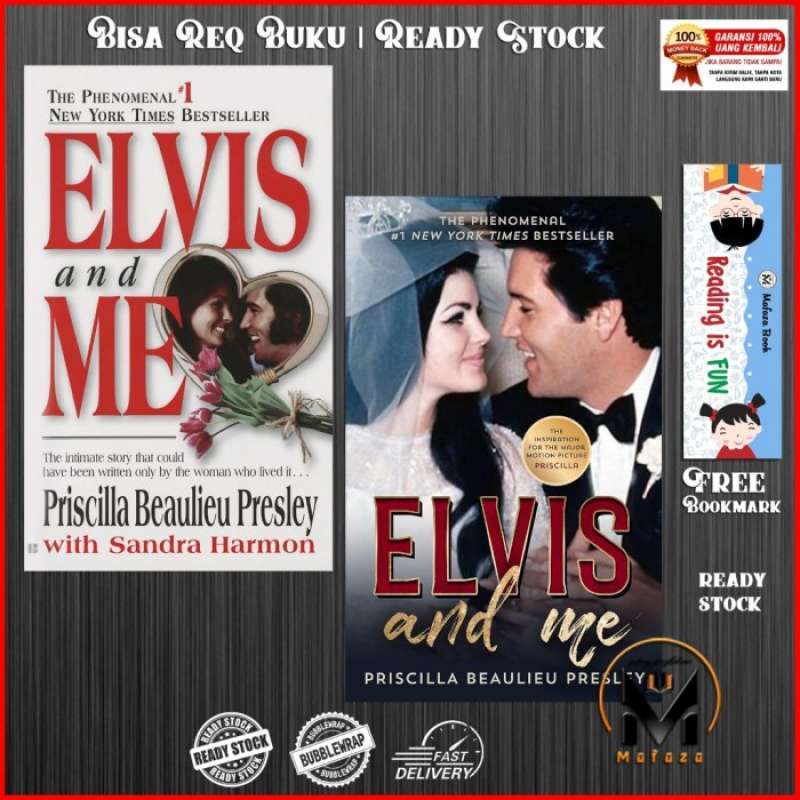 Jual Baru!! Elvis And Me By Priscilla Beaulieu Presley (english ...