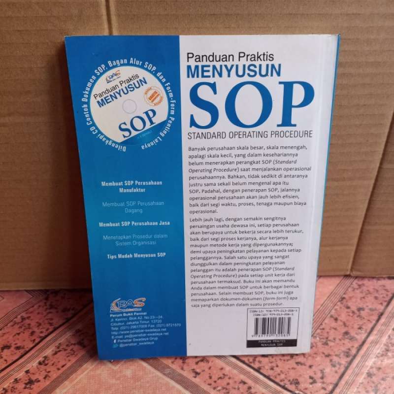 Jual Buku Panduan Praktis Menyusun Sop No Cd Di Seller Circlet ... Jual Buku Panduan Praktis Menyusun Sop No Cd Di Seller Circlet ...