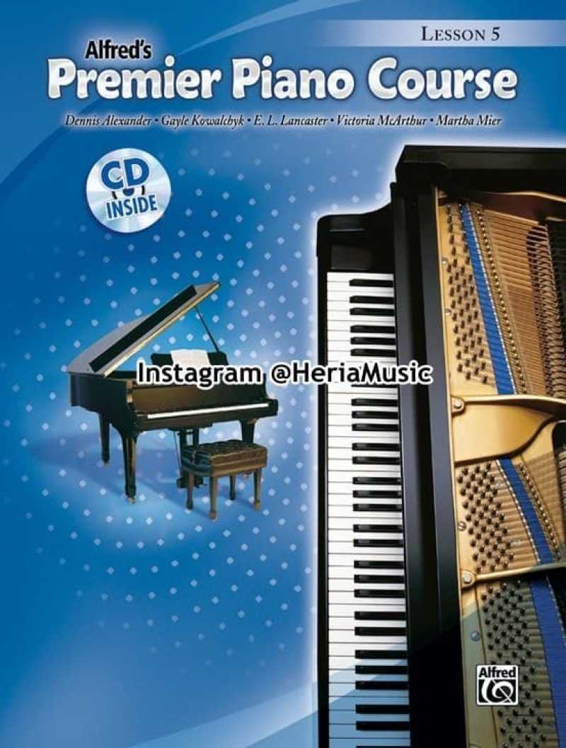 Jual Alfred's Premier Piano Course Lesson 5 With Cd Di Seller Circlet ...