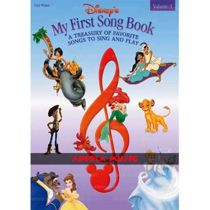 Jual Buku Piano / (pd-23) Disney 'my First Song Book' Vol. 1 Di Seller ...