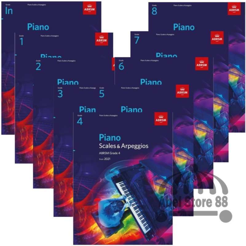 Jual Piano Scales & Arpeggios Grade Initial/1/2/3/4/5/6/7/8 Abrsm 2021 Buku - Grade 5 Di Seller ...