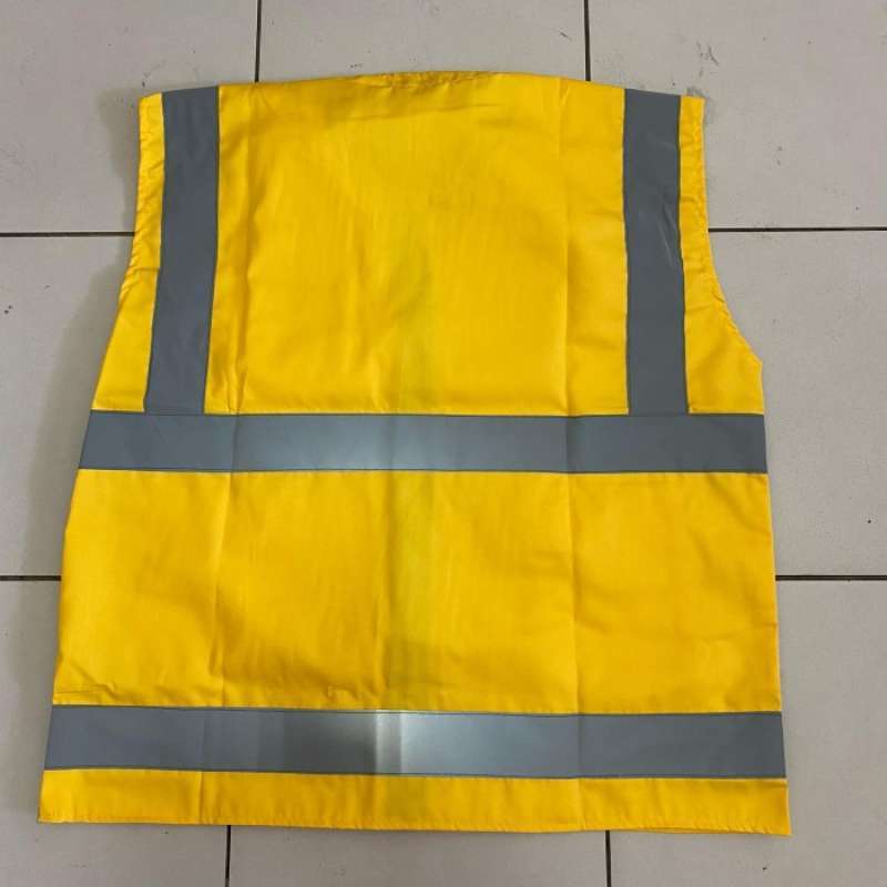 Promo Rompi Safety Drill Kuning Proyek + Logo K3 Dan Bendera Indonesia ...