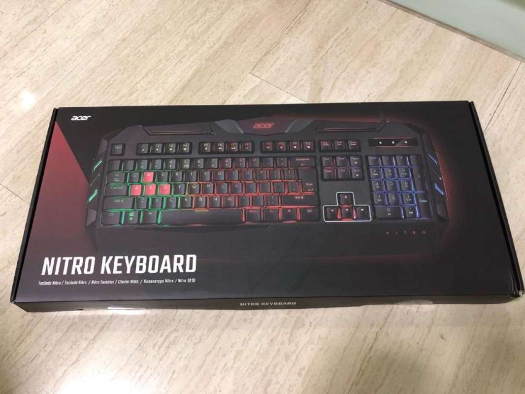 Jual Acer Nitro Gaming Keyboard Nkb810 Antighosting Rainbow Color ...