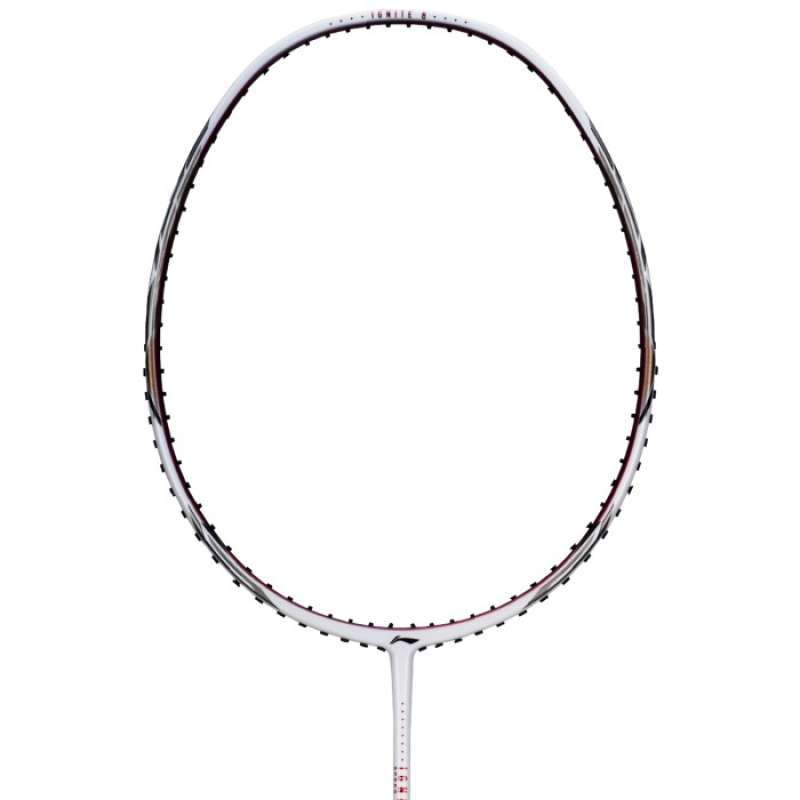 Promo New Full Set Raket Badminton Lining Ignite 8 Pearl White / Fire ...