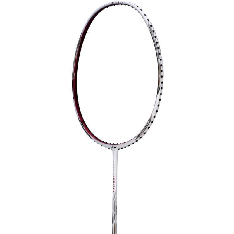 Promo New Full Set Raket Badminton Lining Ignite 8 Pearl White / Fire ...