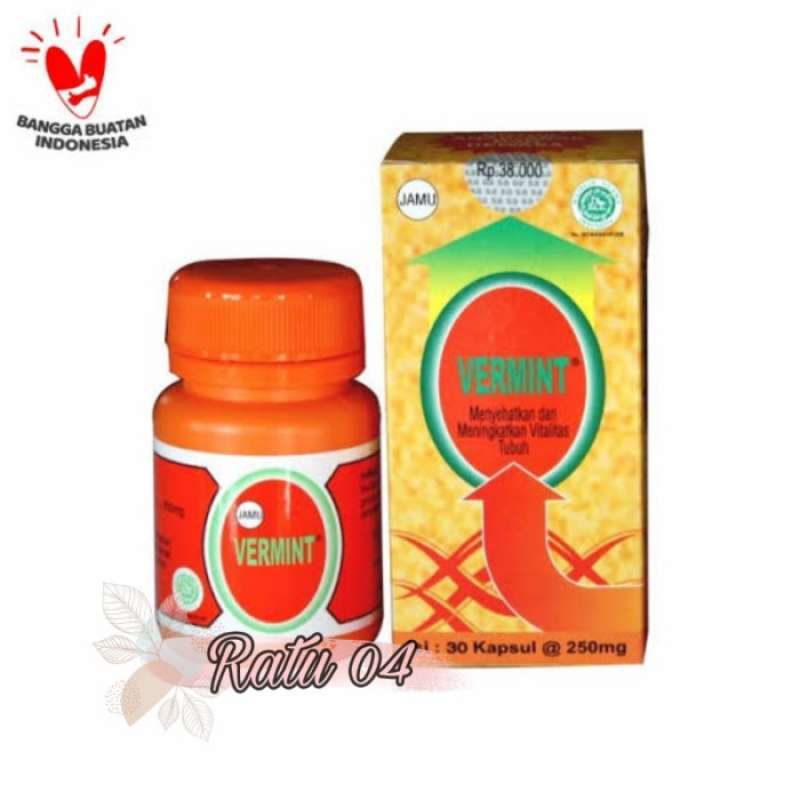 Jual Vermint 30 Kapsul - Vermin - Obat Penyakit Tifus - Tipes - Typus ...