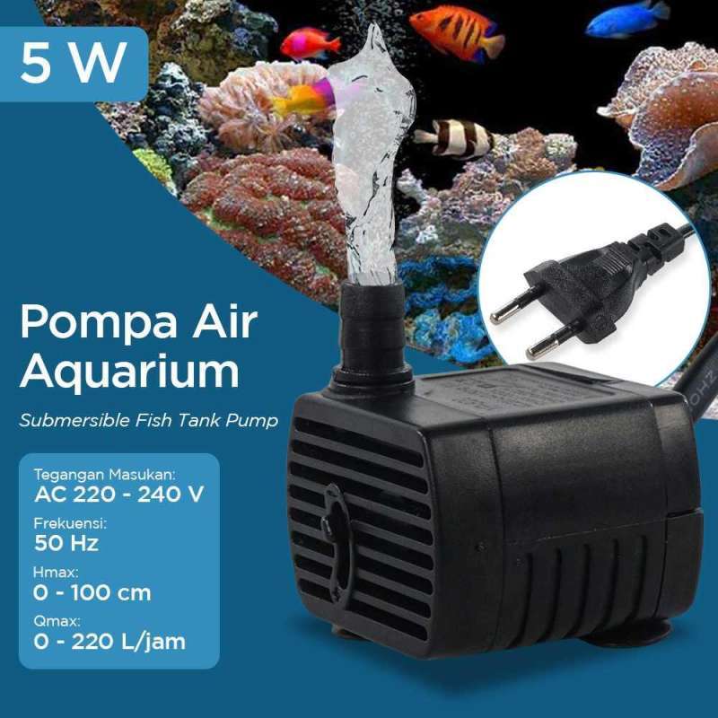 Jual Pompa Air Aquarium Ikan Submersible Pump Fish Tank 220-240v Jn-300 ...