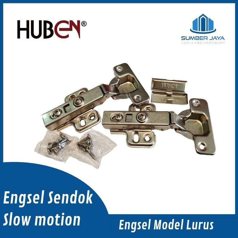 Jual Engsel Sendok Engsel Lemari Slow Motion Model Lurus Huben Di ...