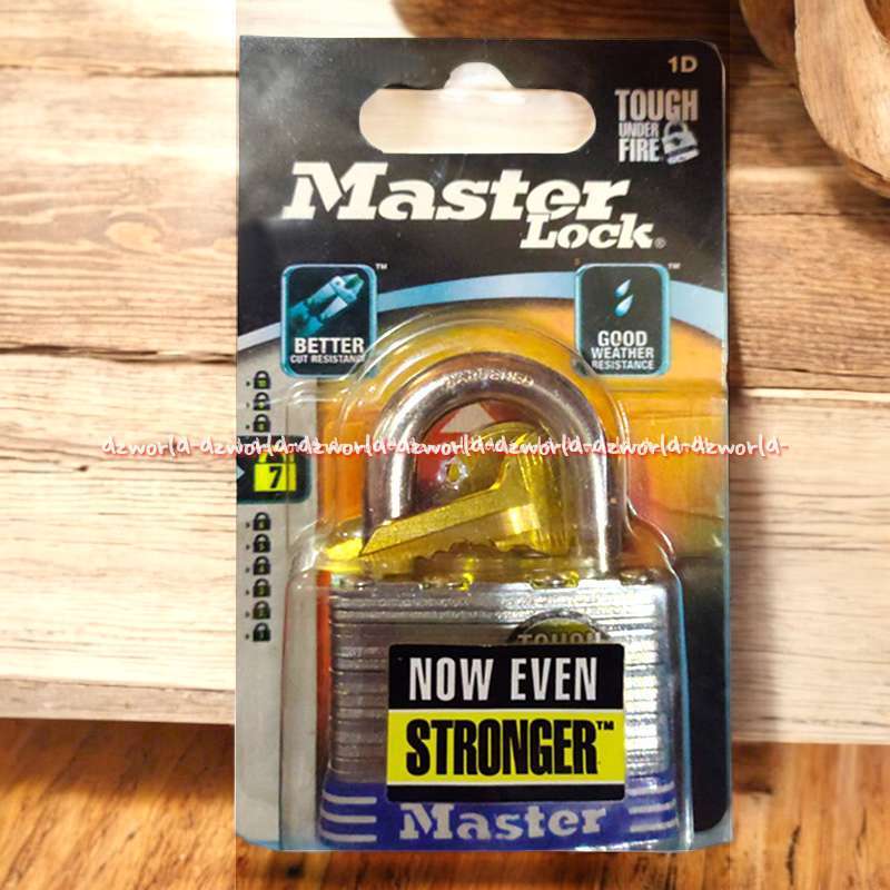Jual Master Lock 4.4cm Padlock Gembok Kunci Kotak Tahan Api Masterlock ...