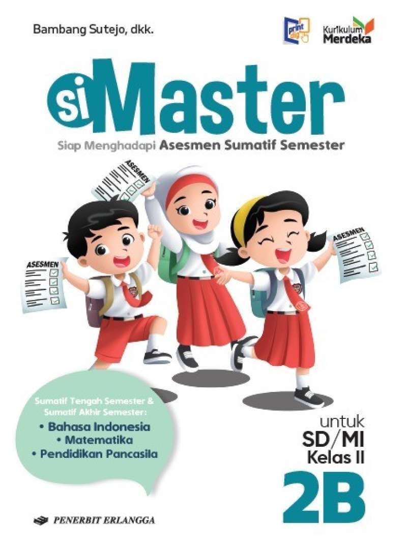 Jual Simaster Untuk Sd/mi Kelas 1a 1b 2a 2b 4a 4b 5a 5b Kurikulrum Merdeka Erlangga Di Seller ...