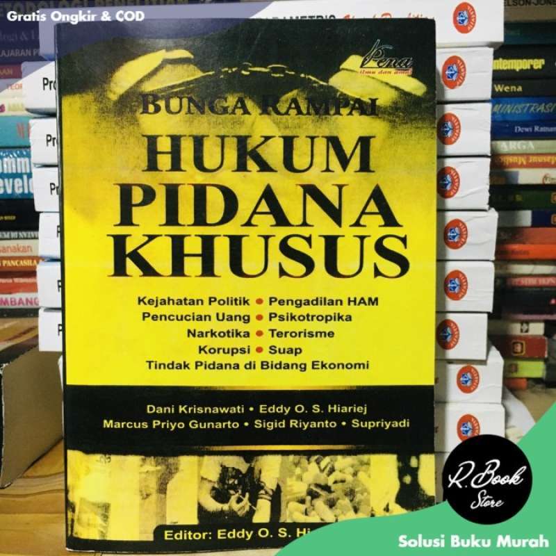 Jual Bunga Rampai Hukum Pidana Khusus - Eddy O.s. Hiariej Di Seller ...