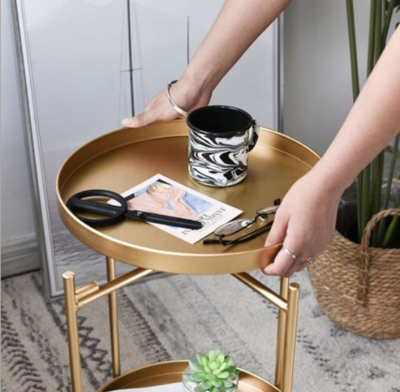 Promo Rumia Coffee Table / Side Tray Table / Meja Samping Ruang Tamu ...