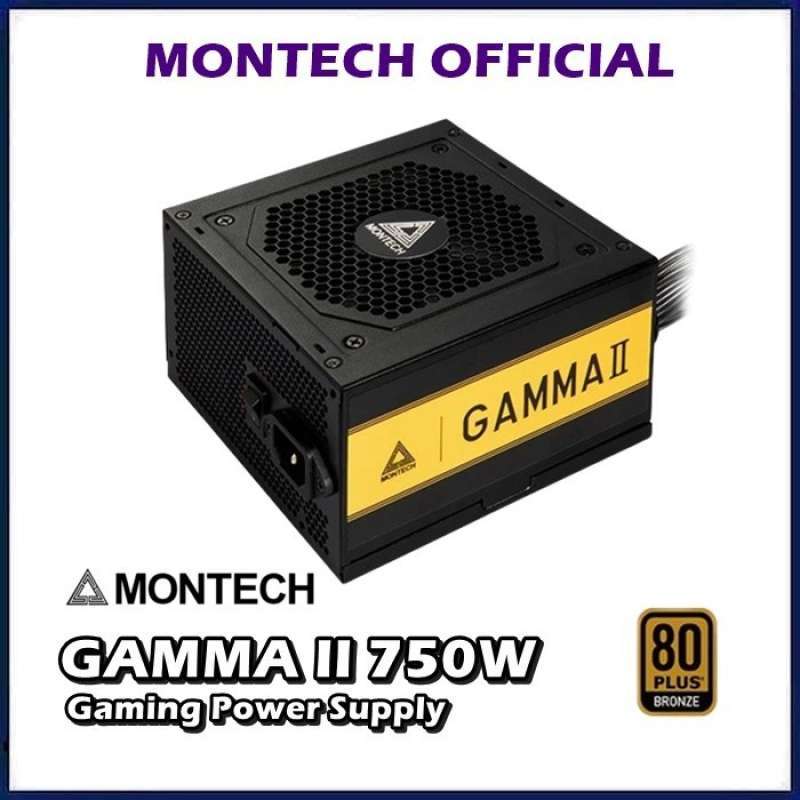 Promo Montech Gamma Ii 750w Psu Power Supply Atx 80 Plus Gold 750 Watt ...