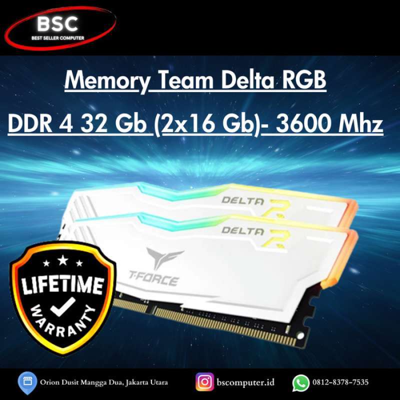Promo Ram Team Delta Rgb 32 Gb (2x16 Gb) Ddr 4 Pc 3600 ...