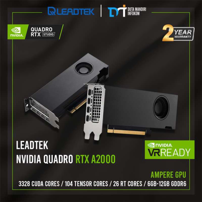 Promo Leadtek Nvidia Quadro Rtx A2000 6gb I 12gb Ddr6 192bit - Single ... Promo Leadtek Nvidia Quadro Rtx A2000 6gb I 12gb Ddr6 192bit - Single ...