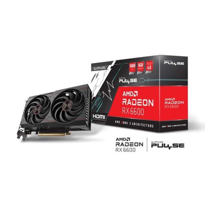 Promo Sapphire Pulse Amd Radeon Rx 6600 Gaming 8gb Gddr6 Hdmi/triple Dp ...