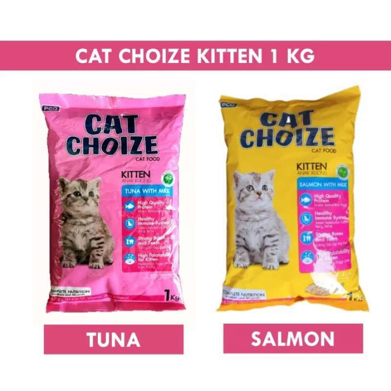 Jual Dry Cat Food Cat Choize Kitten 1 Kg - Makanan Kucing Cat Choise 1 ...
