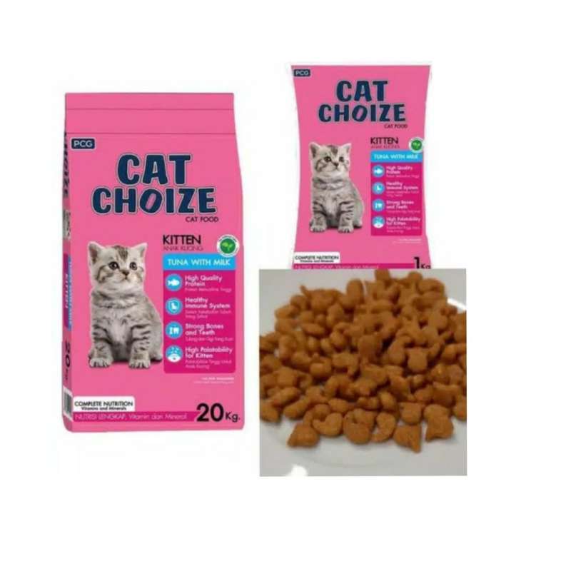 Jual Dry Cat Food Cat Choize Kitten 1 Kg - Makanan Kucing Cat Choise 1 ...