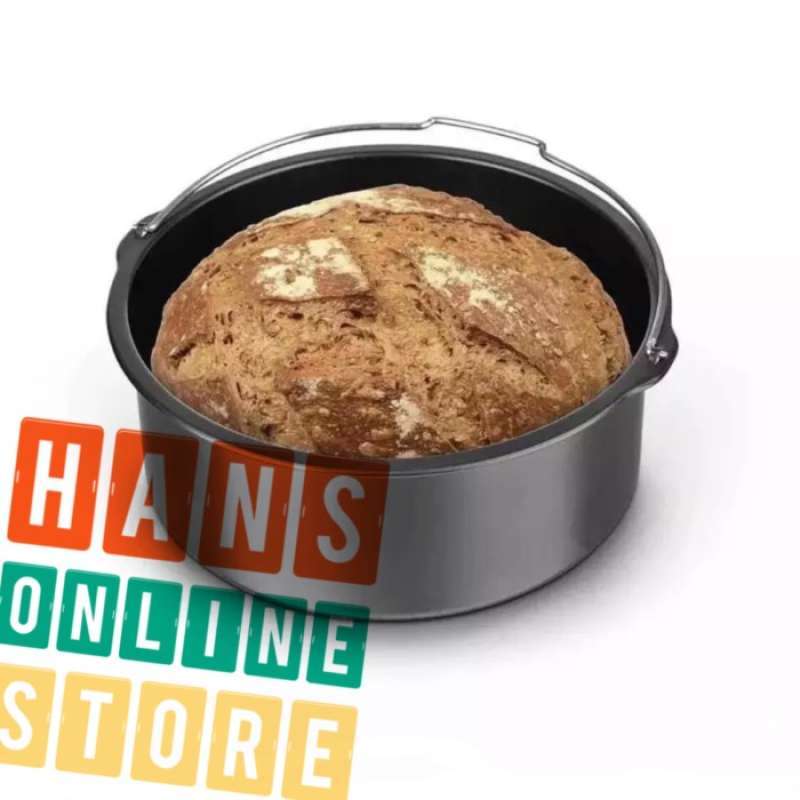 Promo Aihome Round Baking Tray For Air Fryer - Black Diskon 23% Di ...