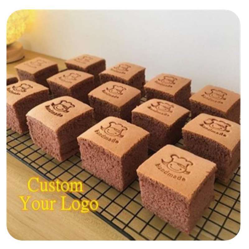 Promo Hot Stamp Kue /cetakan Logo Kue/custom Hot Stamp Emboss Cake Hot ...