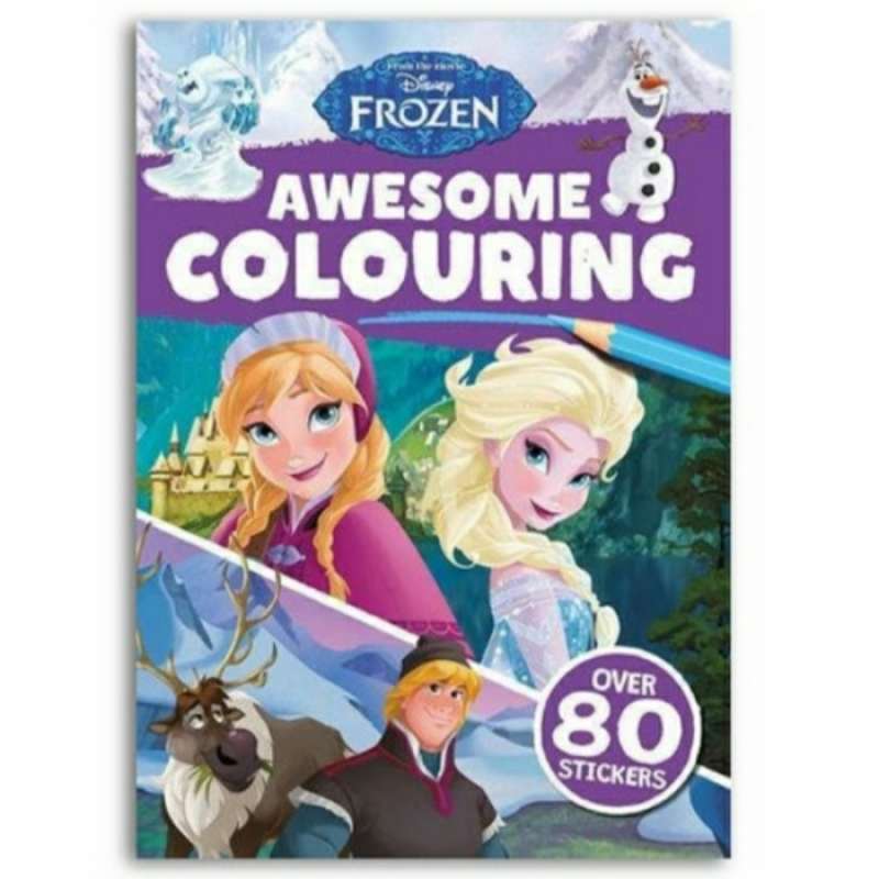 Jual Buku Anak Mewarnai Frozen Buku Anak Frozen Elsa Coloring Book Buku ...
