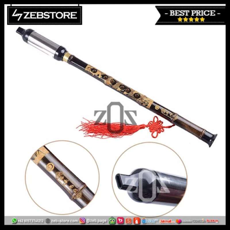 Jual Seruling Suling Flute Pipa Bawu Bamboo Bambu Tradisional China Key ...