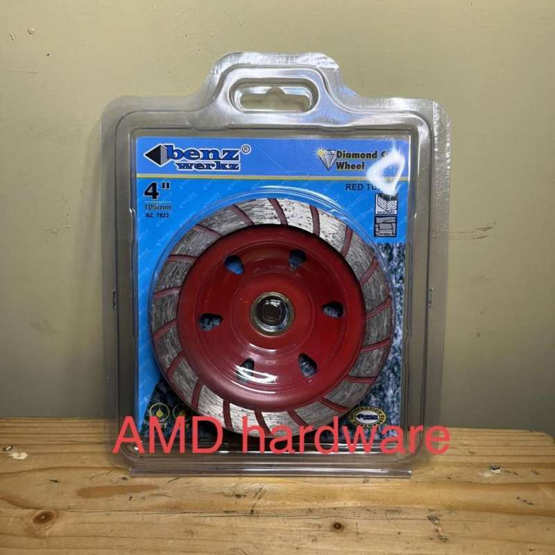 Jual Diamond Cup Wheel 4 Inchi Turbo Mata Poles Keramik Granit Beton ...