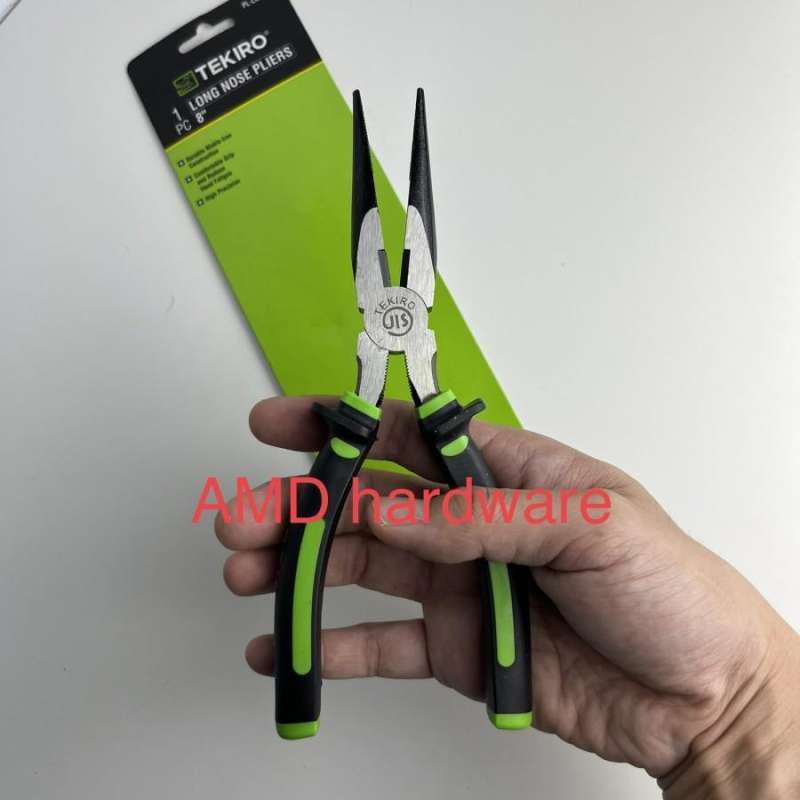 Jual Tang Lancip 8 Inchi Long Nose Pliers Tekiro Kapusi Japan Jepit 8inci - Merek Tekiro 8 Di ...
