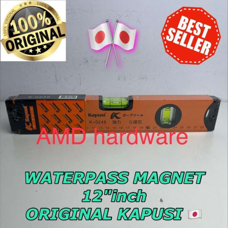 Jual Original Sellery Taiwan Waterpass Magnet Torpedo Level 9inch 23cm ...