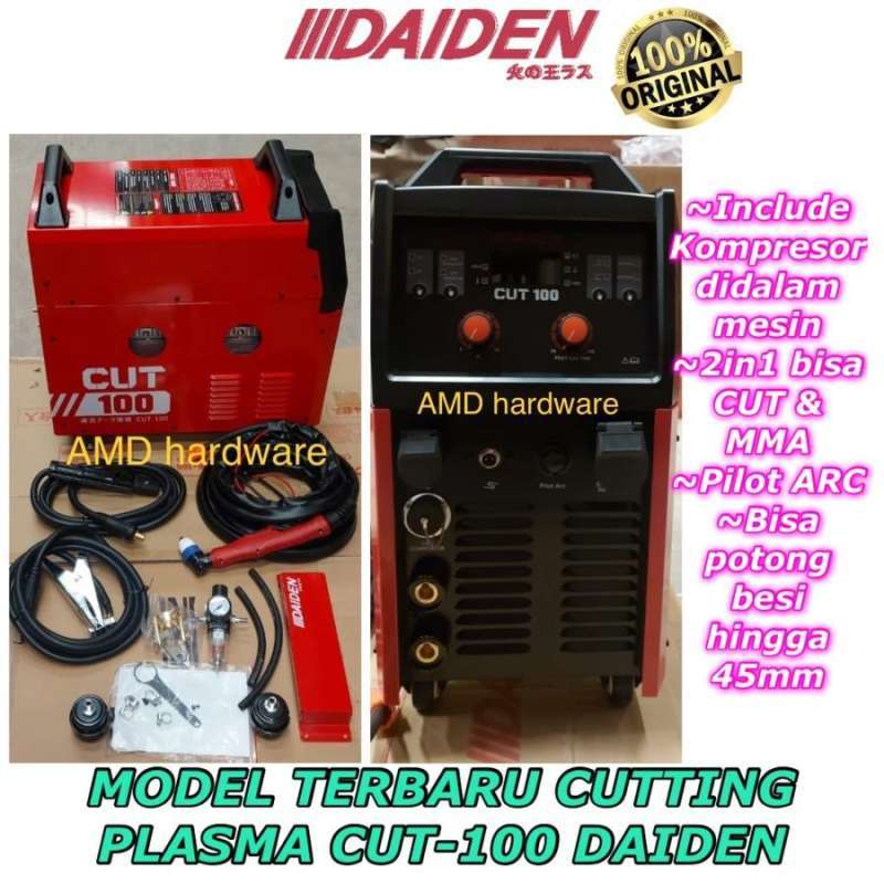 Jual Mesin Las Potong Machine Cutter Cutting Plasma Cut 100 A,cut100 Daiden Di Seller Amd ...