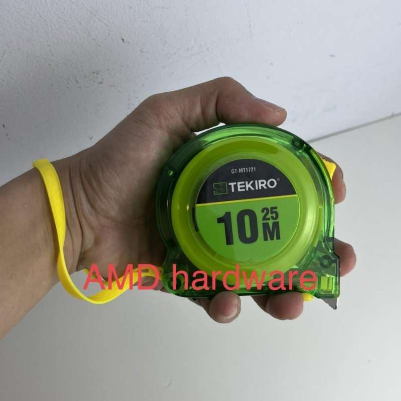 Jual Meteran Plastik Karet 10m Tape Measure 10 Meter Original Tekiro ...
