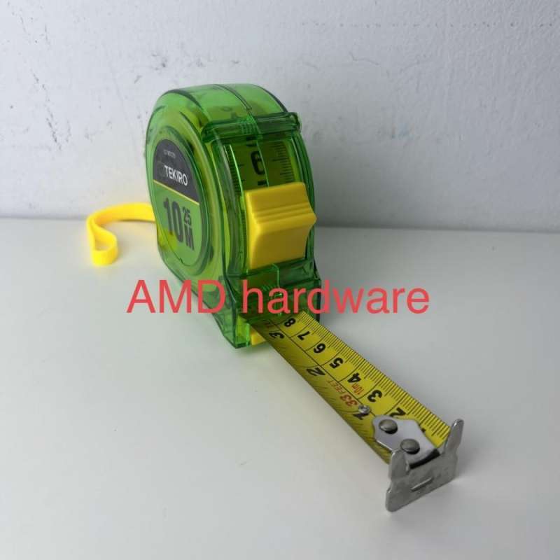 Jual Meteran Plastik Karet 10m Tape Measure 10 Meter Original Tekiro ...