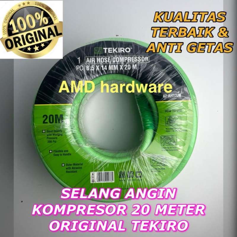 Jual Selang Angin Pvc Kompresor 20 Meter Air Hose Roll Mesin Compressor ...