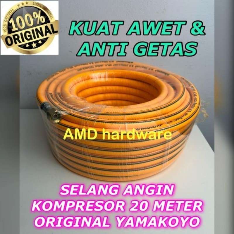 Jual Selang Angin Pvc Kompresor 20 Meter Air Hose Roll Mesin Compressor ...
