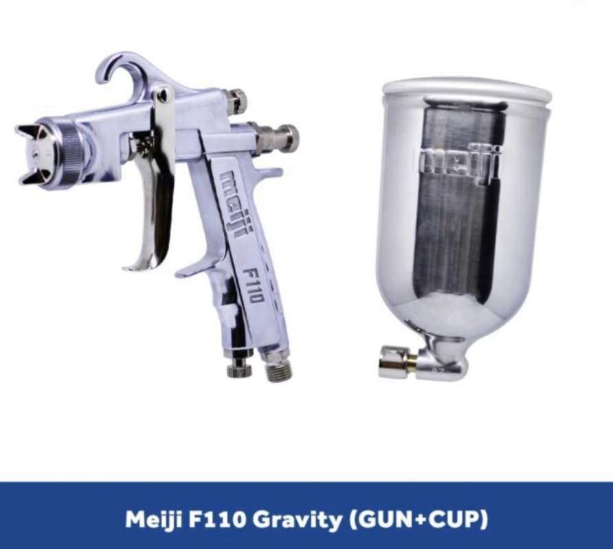 Jual Spray Gun F110-g10 Tabung Atas Meiji Original Made In Japan F 110 G13 - Nozzle 1.3 Mm Di ...