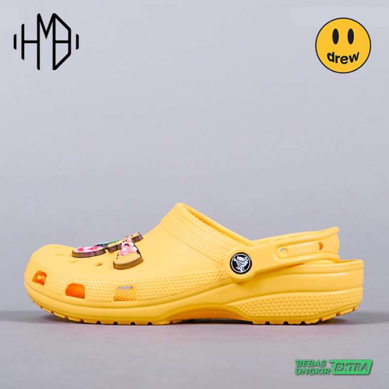 Jual Crocs Classic Clog Justin Bieber With Drew House Sandal Yellow ...
