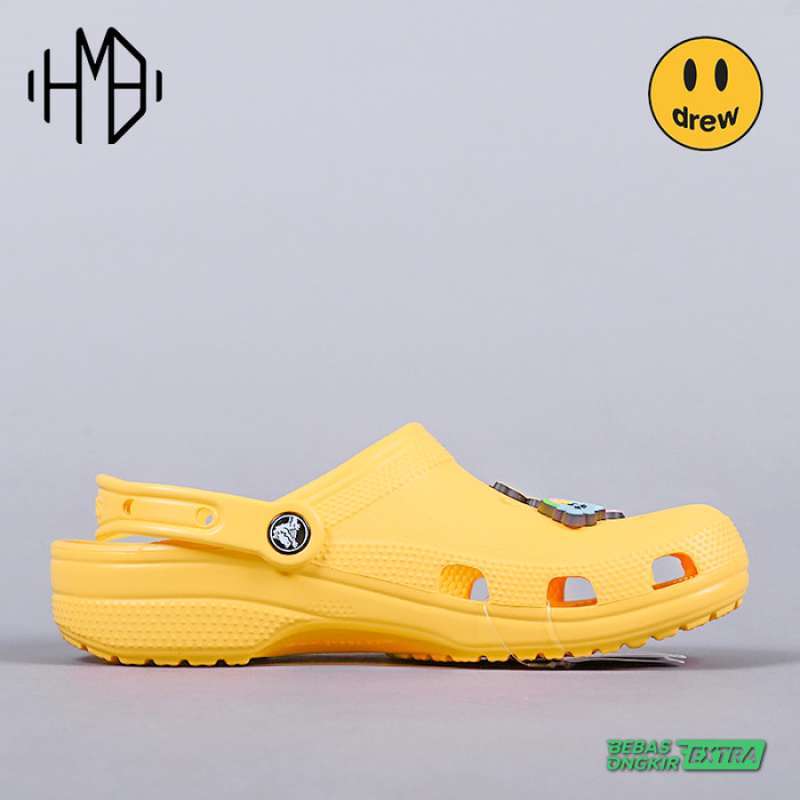 Jual Crocs Classic Clog Justin Bieber With Drew House Sandal Yellow ...