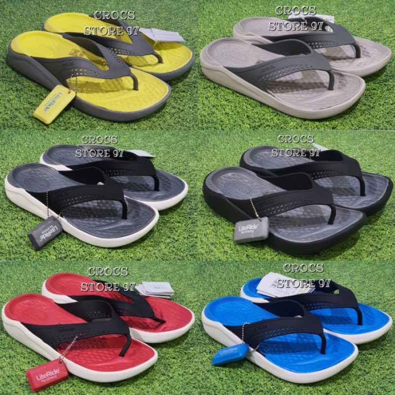 Jual Literide Jepit/crocs Literide Flip Import Unisex - Abu Full 39 Di Seller Wd_store ...