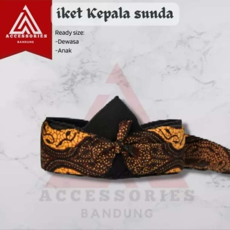 Jual Iket Sunda Jawa Barat Tradisional Udeng Totopong Mahkuta Blangkon - Hijau Dewasa Di Seller ...