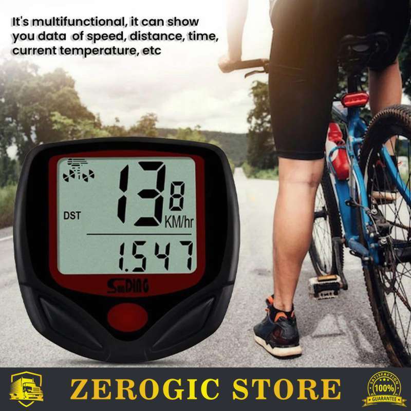 Jual Speedometer Sepeda Waterproof Layar Lcd Backlight Battery Powered ...