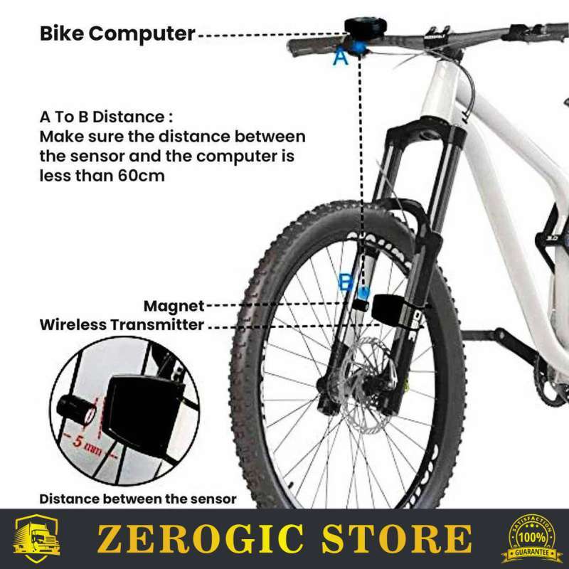 Jual Speedometer Sepeda Waterproof Layar Lcd Backlight Battery Powered ...