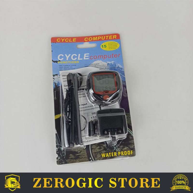 Jual Speedometer Sepeda Waterproof Layar Lcd Backlight Battery Powered ...
