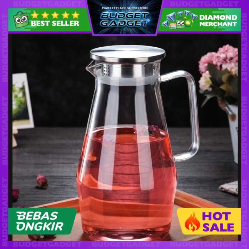Promo Shinelong Teko Pitcher Teh Chinese Teapot Maker Glass 2.2l ...