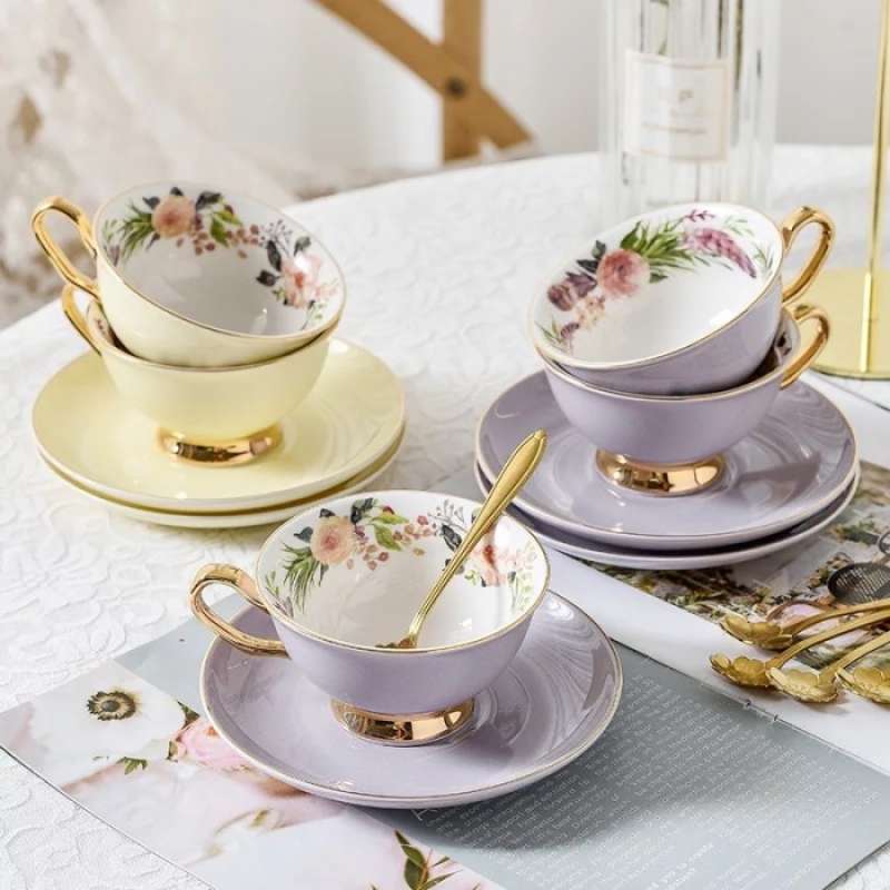 Promo Royal Tea Cup With Saucer Set / Gelas Teh Dengan Piring Diskon 23 ...