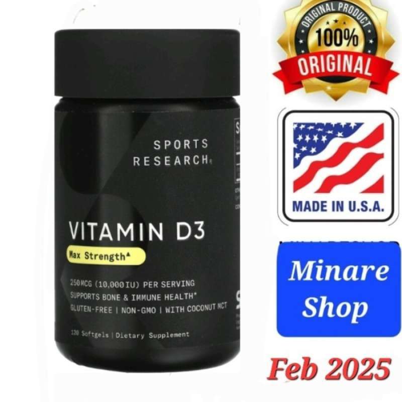 Promo Sports Research Vitamin D3 Max Strength 250 Mcg 10000 Iu 120 ... Promo Sports Research Vitamin D3 Max Strength 250 Mcg 10000 Iu 120 ...